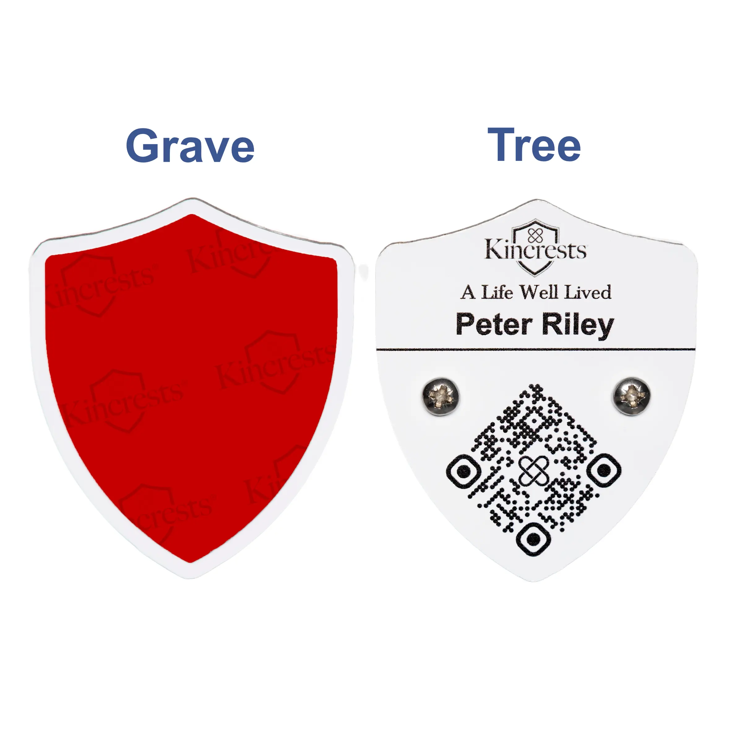 Kincrests® | QR Codes for Gravestones, Headstones & Memorial trees ...